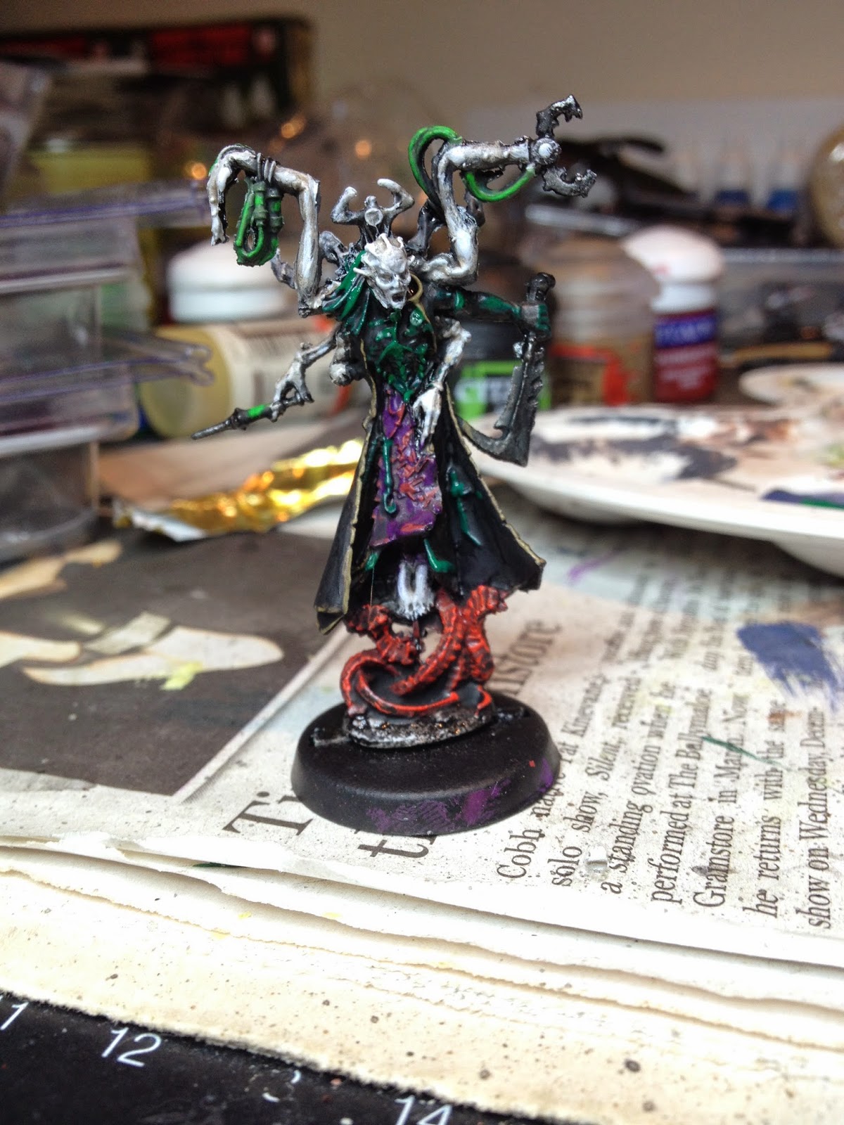 40K Dark Vengeance: Urien Rakarth - Dark Eldar - Painting guide
